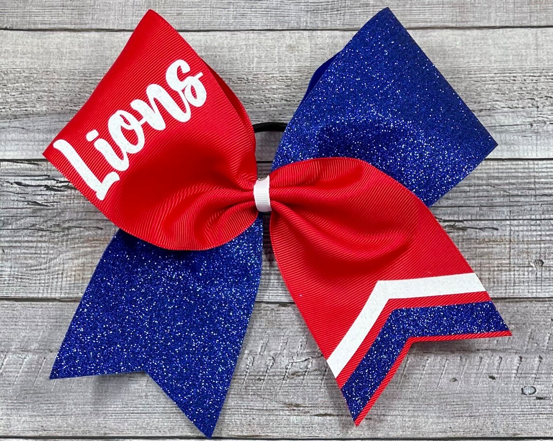 Custom Glitter Cheer Bow, Competition Bow, Cheer Bow, Sparkly Cheer Bow ...