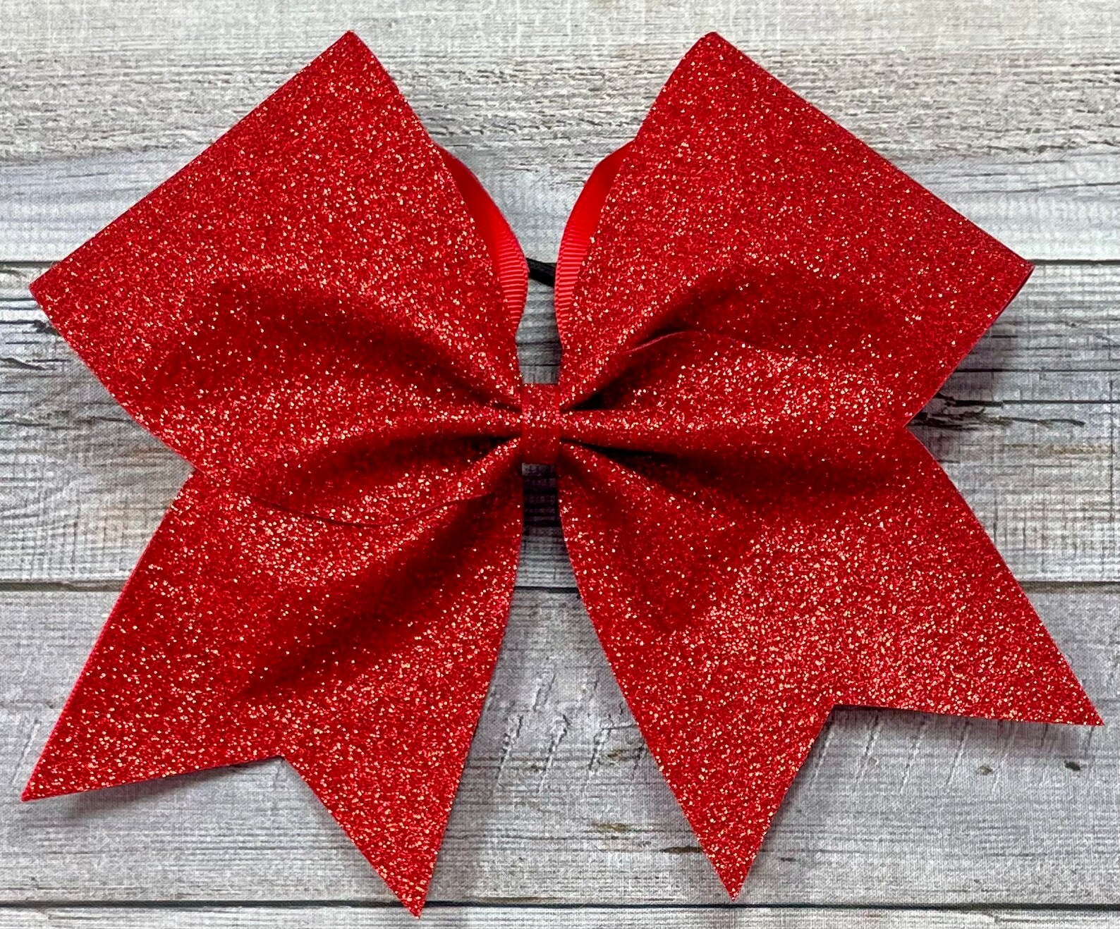 Competition Cheer Bow, Red Glitter Cheer Bow, Red Competition Bow ...