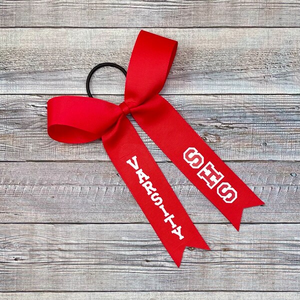Red Cheer Bow - Etsy