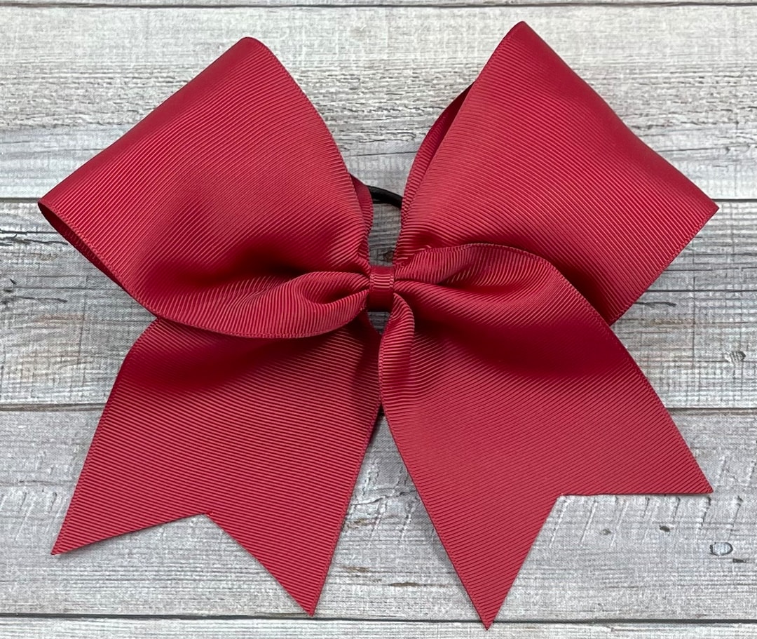 MAROON Cheer Bow, Standard Grosgrain Cheer Bow, Cheer Bow, Gameday ...