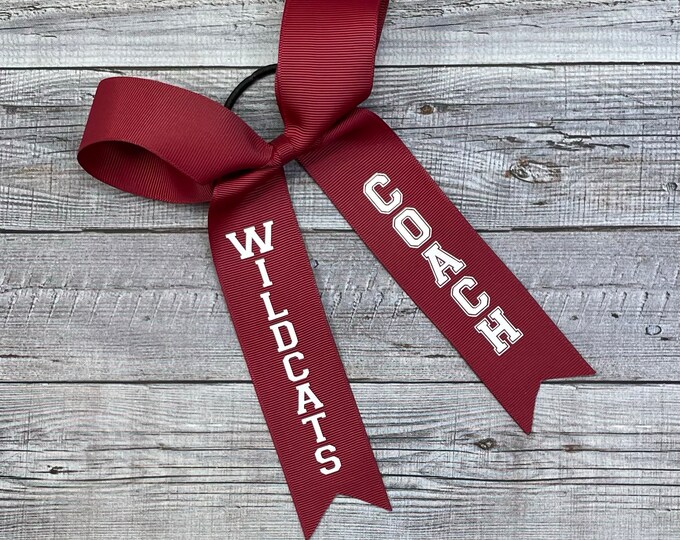 Maroon Cheer Bow. Burgundy Cheer Bow. Custom Cheer Bows Designed in ...
