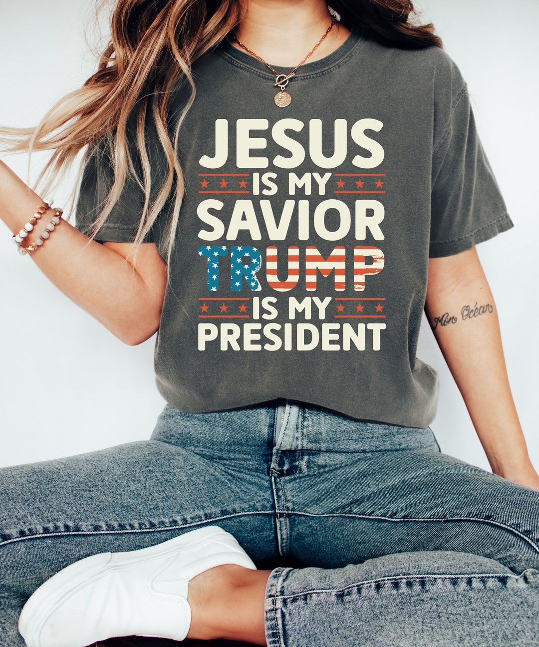 Trump Jesus Shirt, Donald Trump 2024, Republican T Shirt, Vote Tee ...