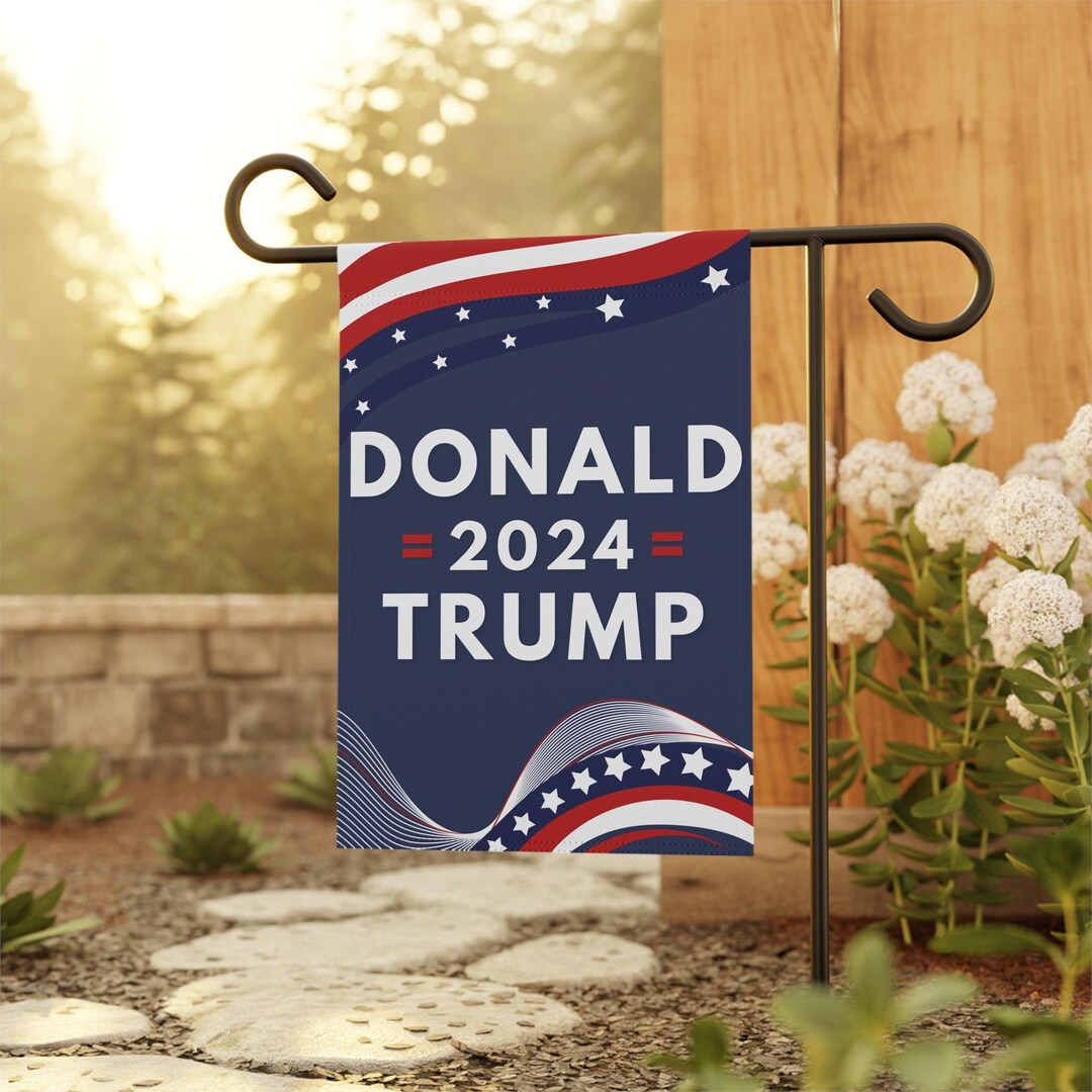 Garden & House Flag Banner, Donald Trump Flag, Trump for President ...