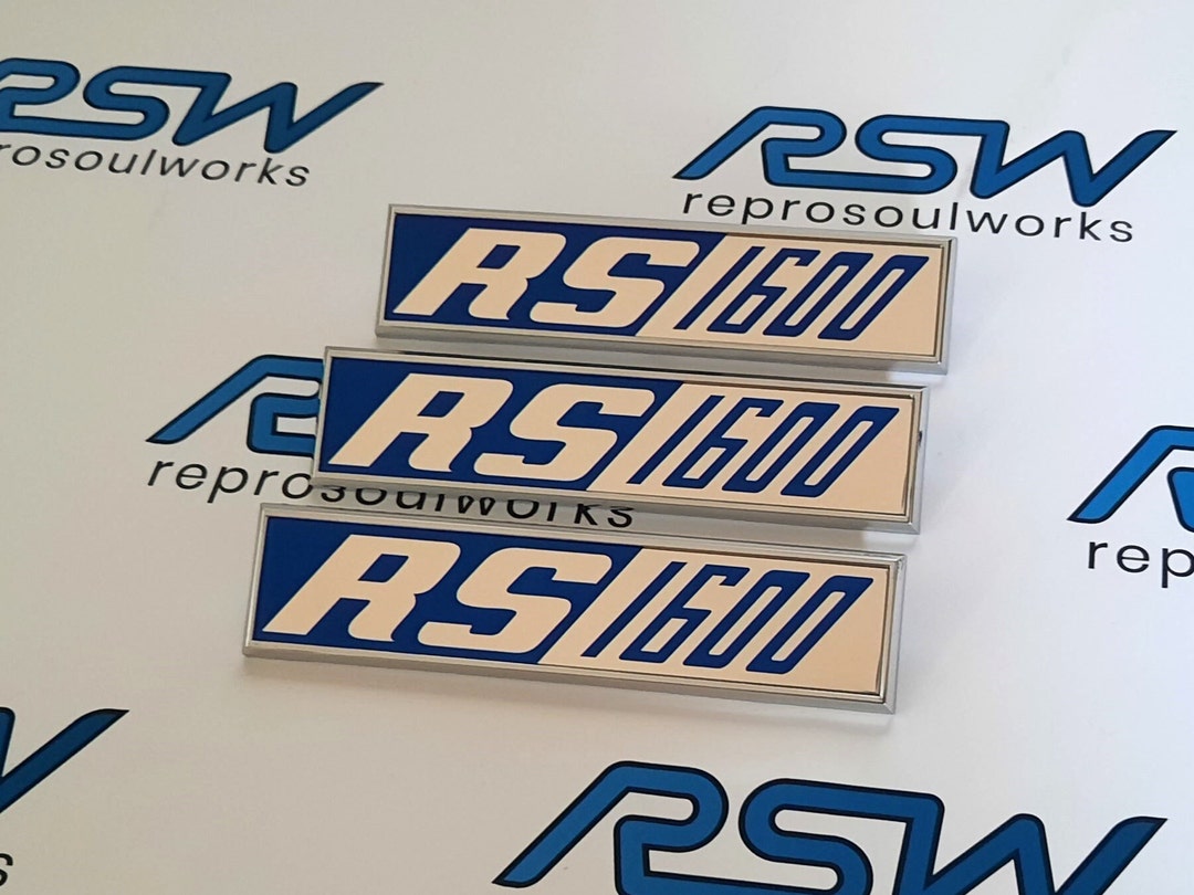 Ford Escort Mk1 RS1600 Badges - Set of 3 - Etsy