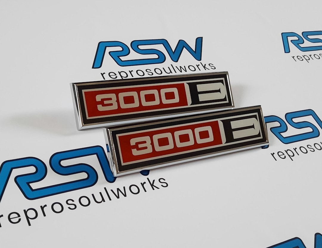 Ford Capri Mk1 3000E Badges Set of 2 - Etsy