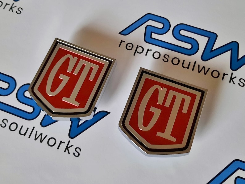 Ford Cortina GT Sheild Rear Quarter Badges - Set of 2 - Etsy