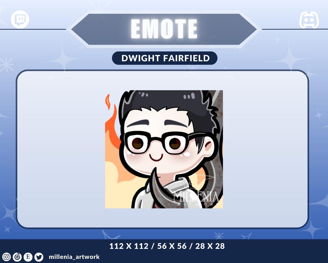 Dwight Fairfield This is Fine Emote - Twitch, Youtube, Discord ...
