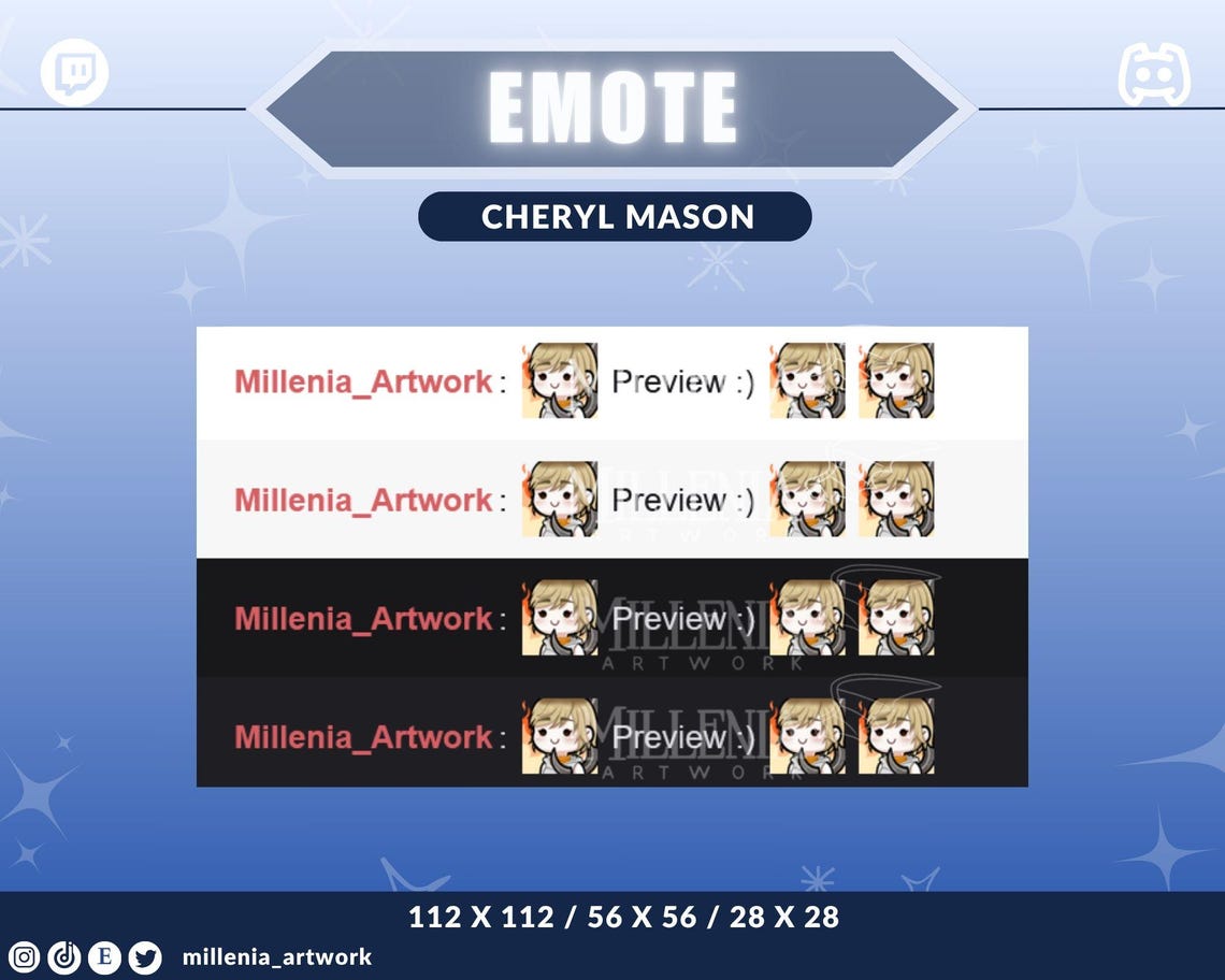 Cheryl Mason This is Fine Emote - Twitch, Youtube, Discord | Streamer ...
