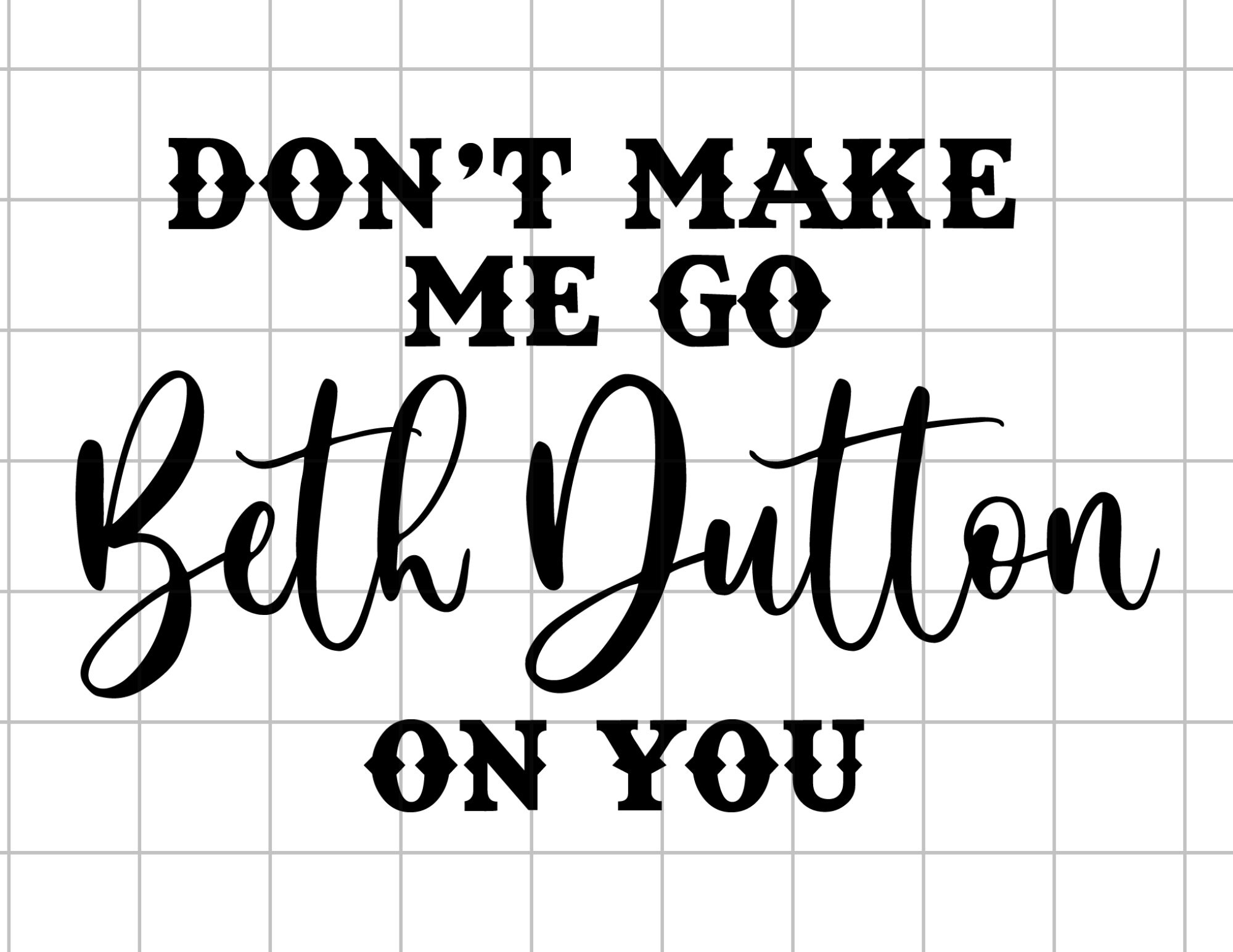 Beth Dutton, Yellowstone, Png - Etsy