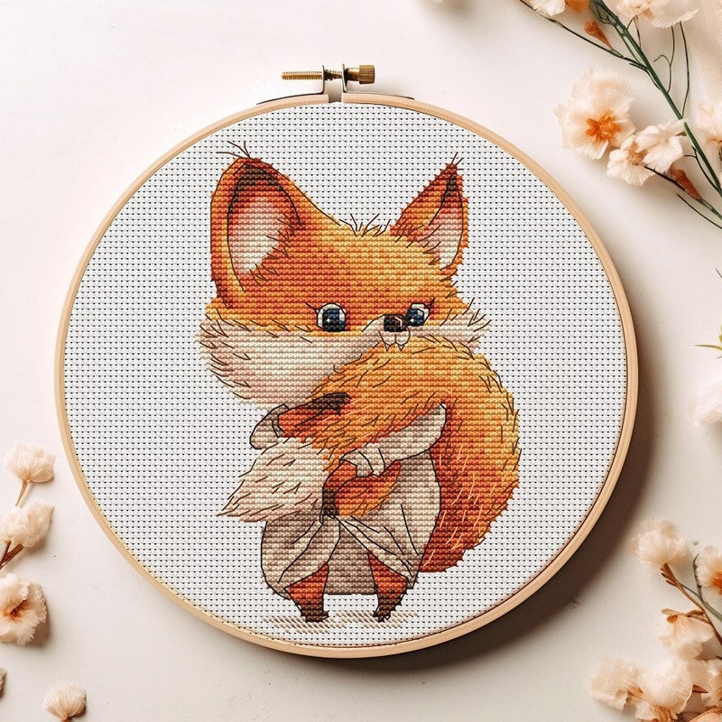 Fox Cross Stitch - Etsy