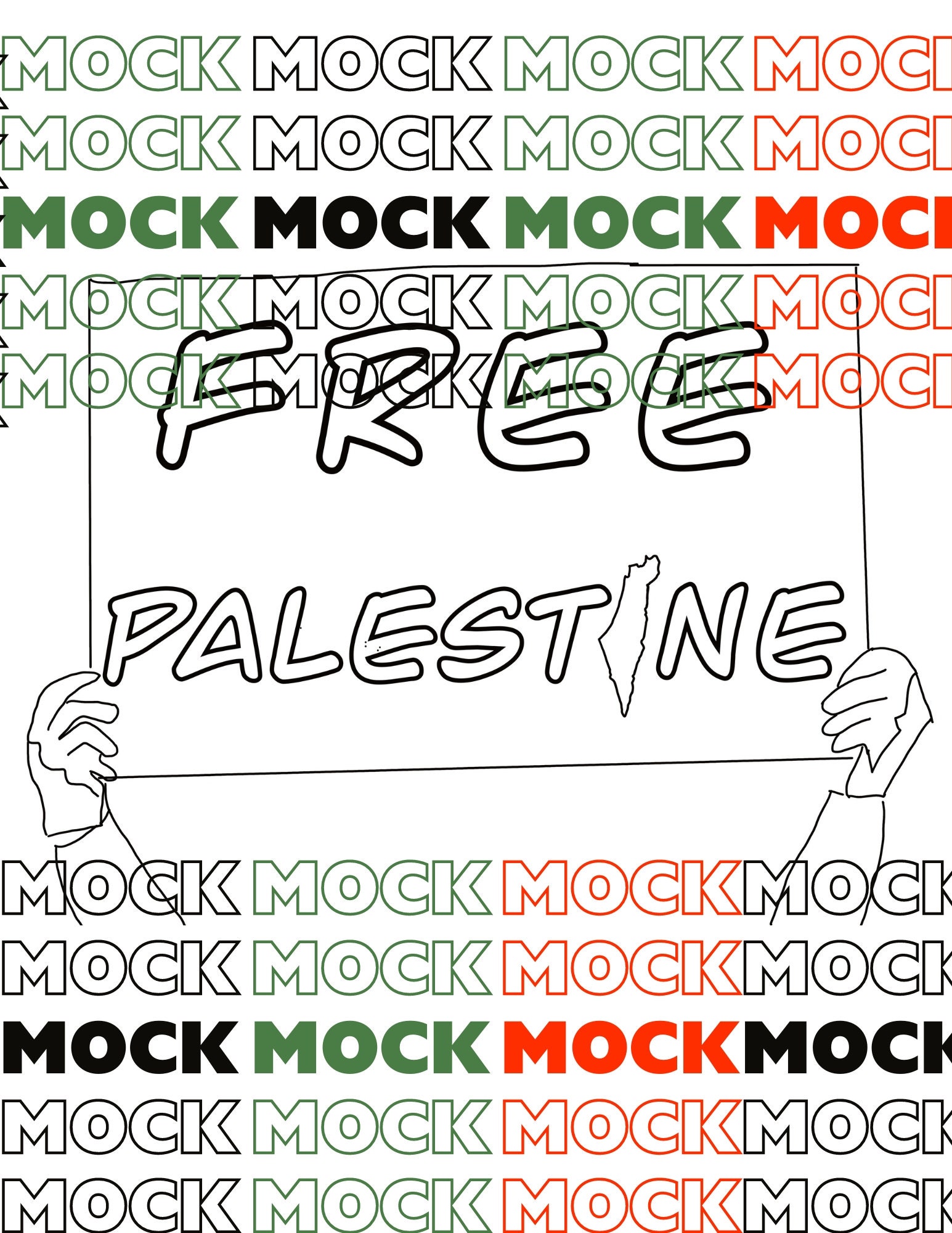 Free Palestine Digital Coloring Page For A Cause Etsy Canada