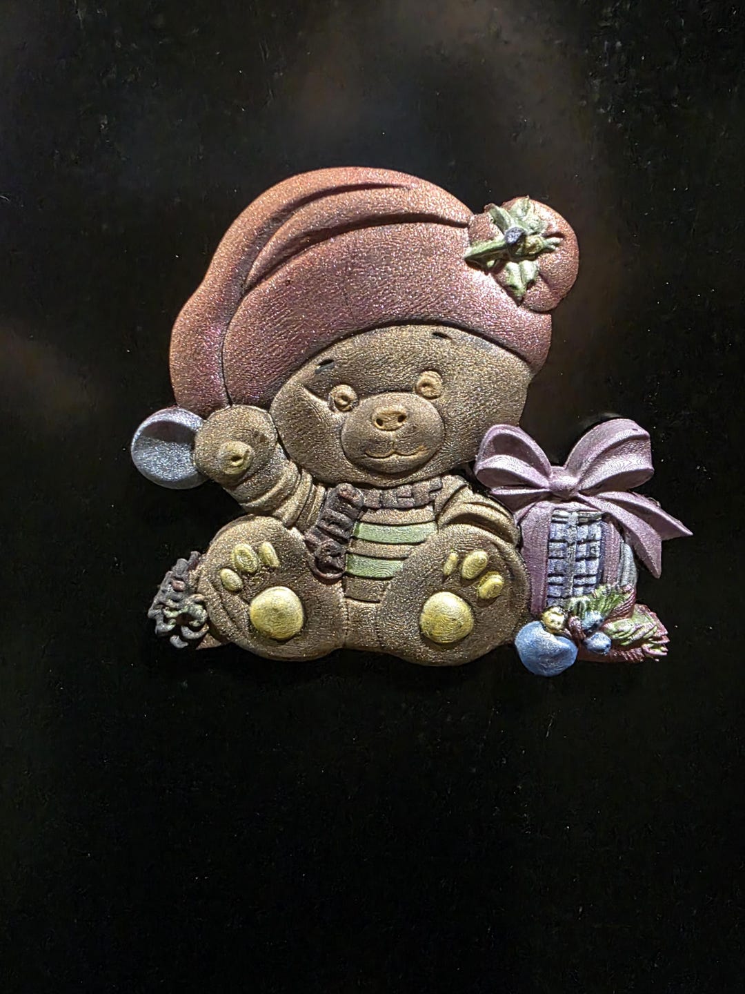 Teddy Bear Resin Magnet - Etsy