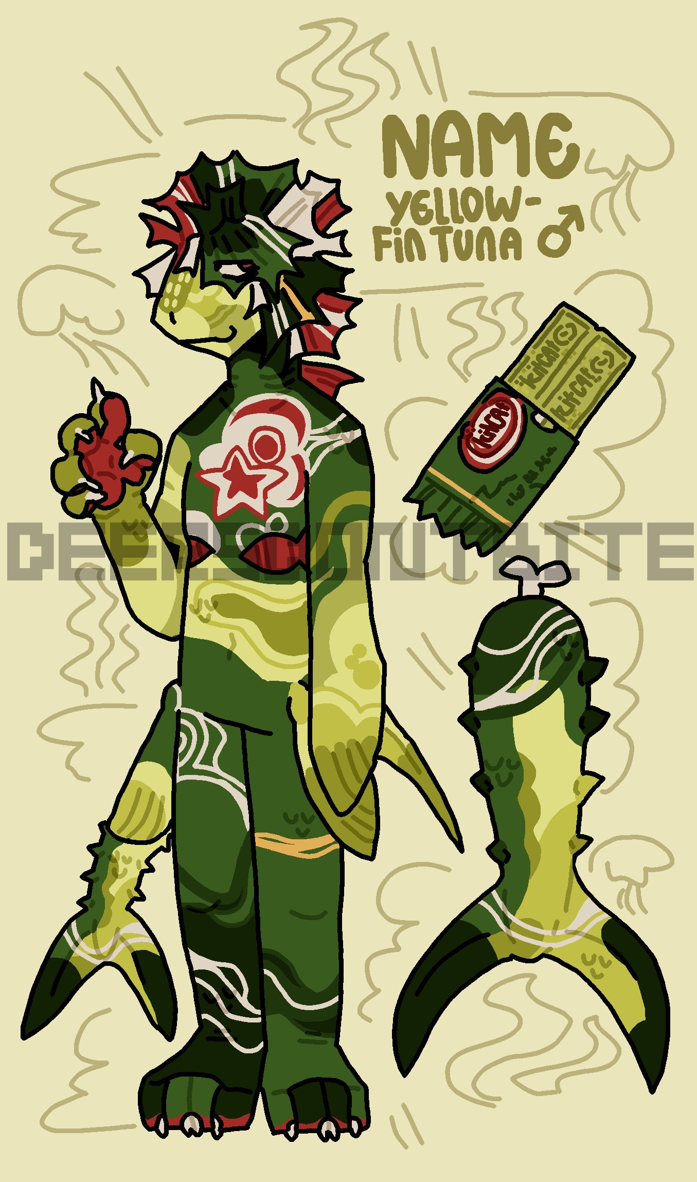 SEA ANIMALS Fursona Furry Adopts - Etsy UK