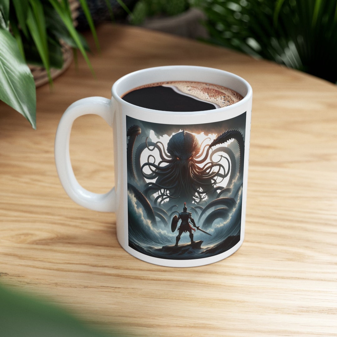 Perseus Coffee Mug for Holiday Gift for Him Greek Mythology Mug for Tea ...