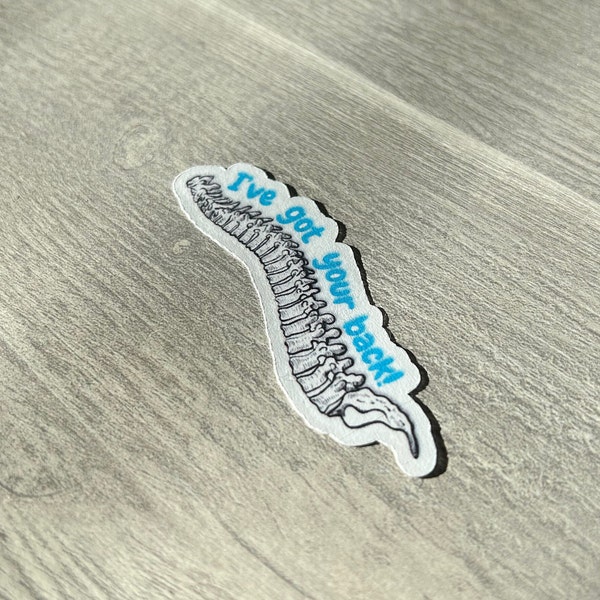 Spine Sticker - Etsy