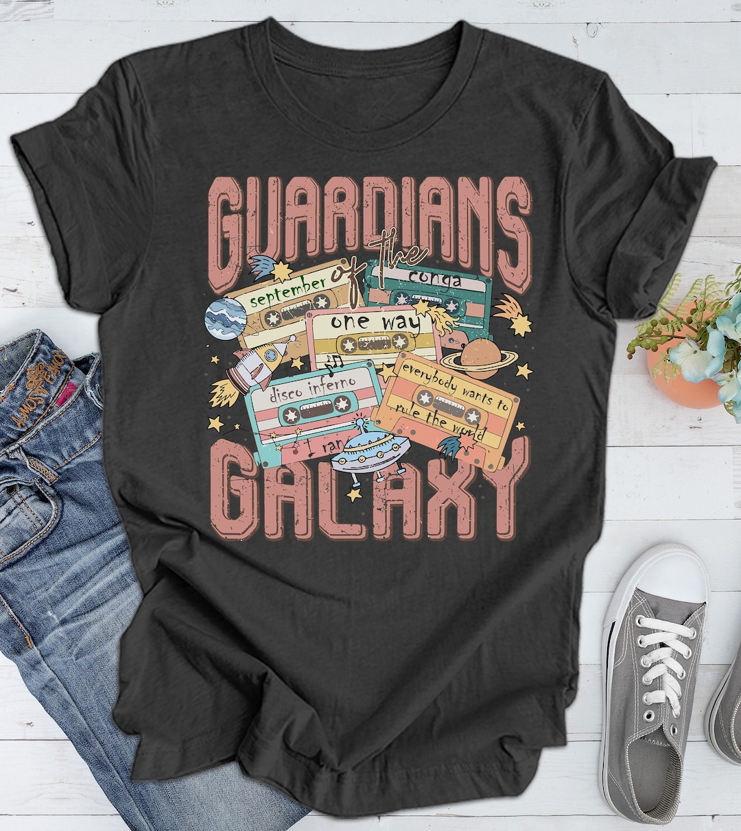 Guardians of the Galaxy Shirt, Guardians Galaxy Cassette Shirt, Vintage ...