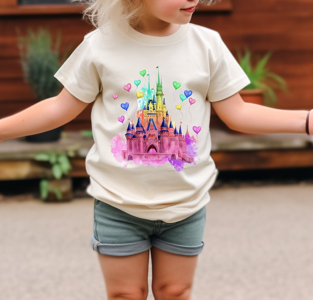 Disney Castle Shirt, Disney Castle Balloon Shirt, Magic Kingdom Tee ...