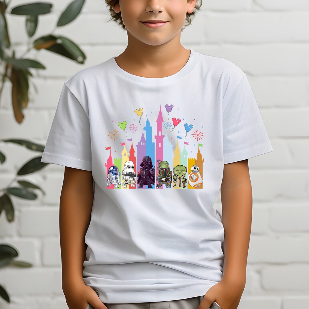 Star Wars Disney Castle Shirt ,kids Disney Castle Shirt ,disney Girl ...