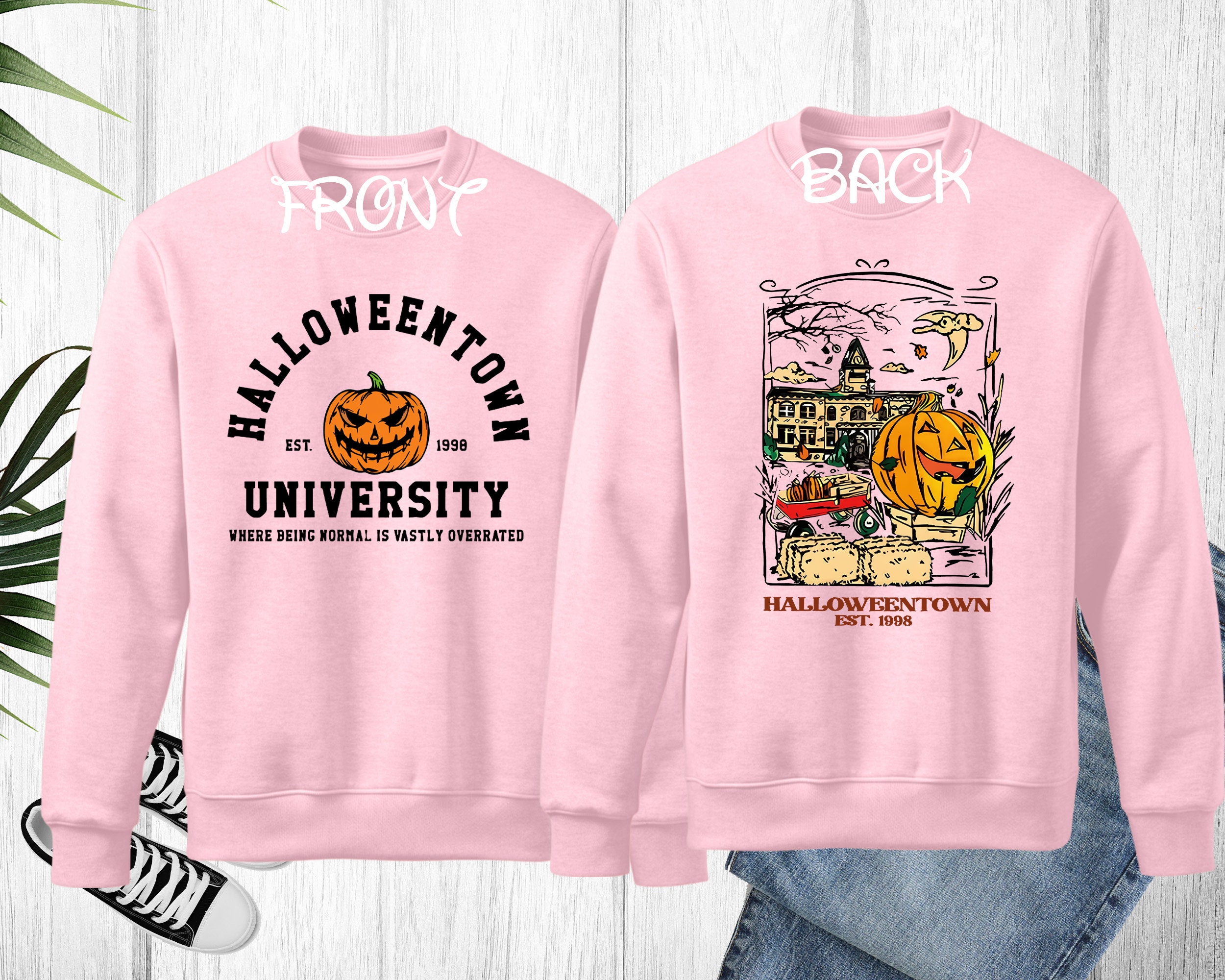 Halloweentown University Sweatshirt Halloweentown Sweatshirt Halloween ...