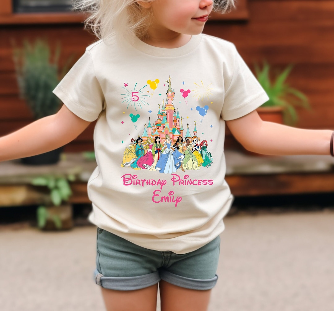 Disney Princess Castle Birthday Shirt, Disney Birthday Family Shirt, Disney Birthday Girl ...