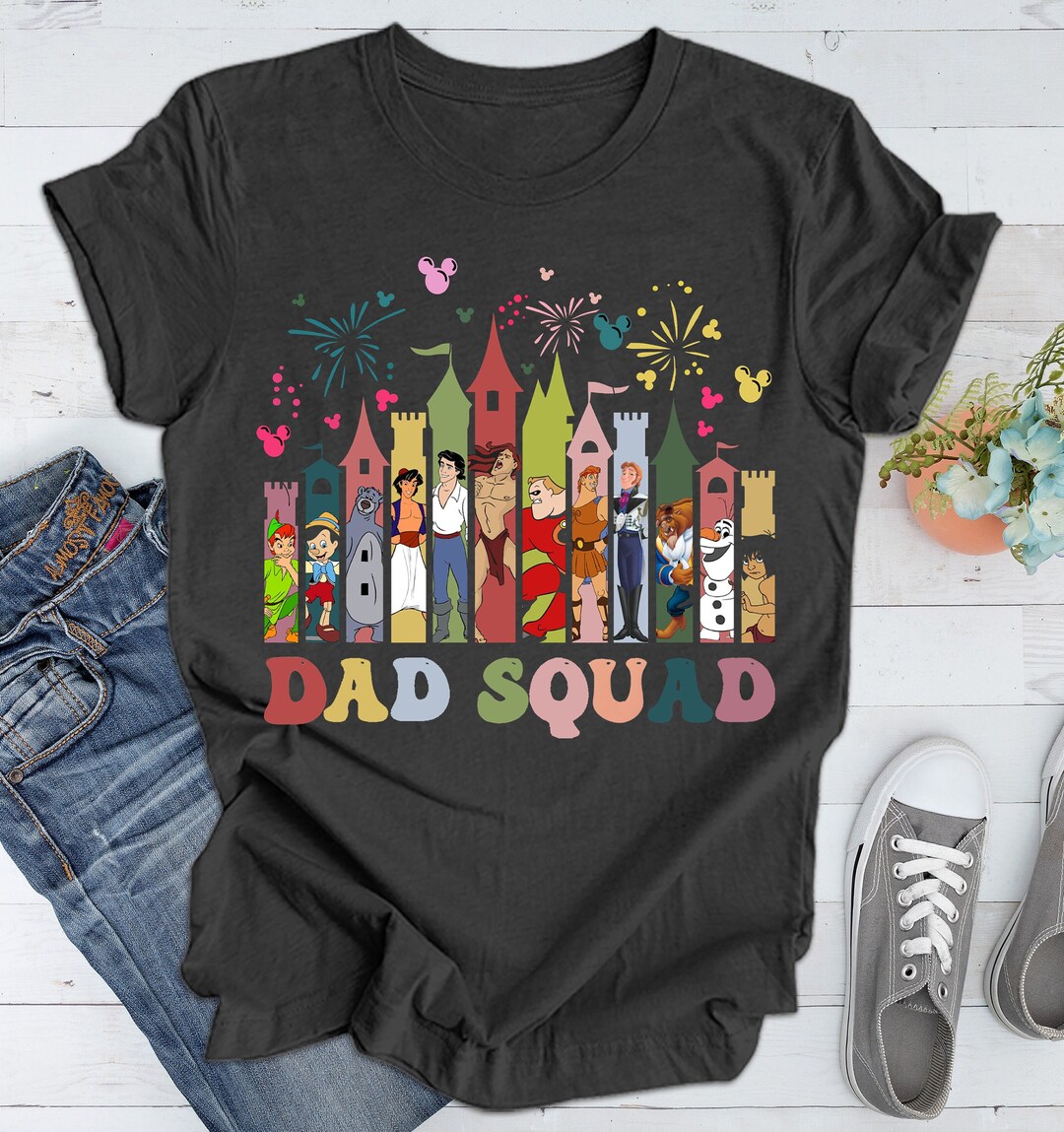 Disney Dad Squad Shirt, Dad Squad Shirt, Disney Mom and Dad Shirt ...