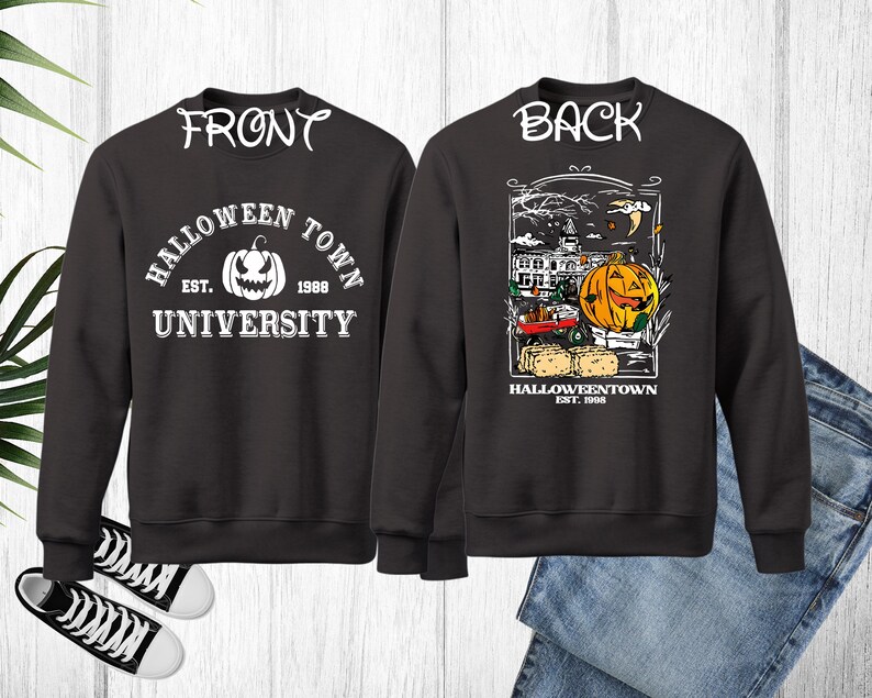 Halloweentown University Sweatshirt Halloweentown Sweatshirt Halloween ...