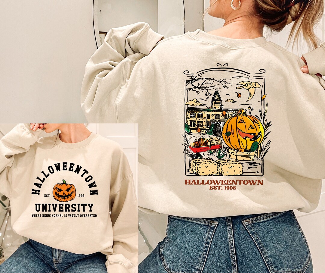 Halloweentown University Sweatshirt Halloweentown Sweatshirt Halloween ...