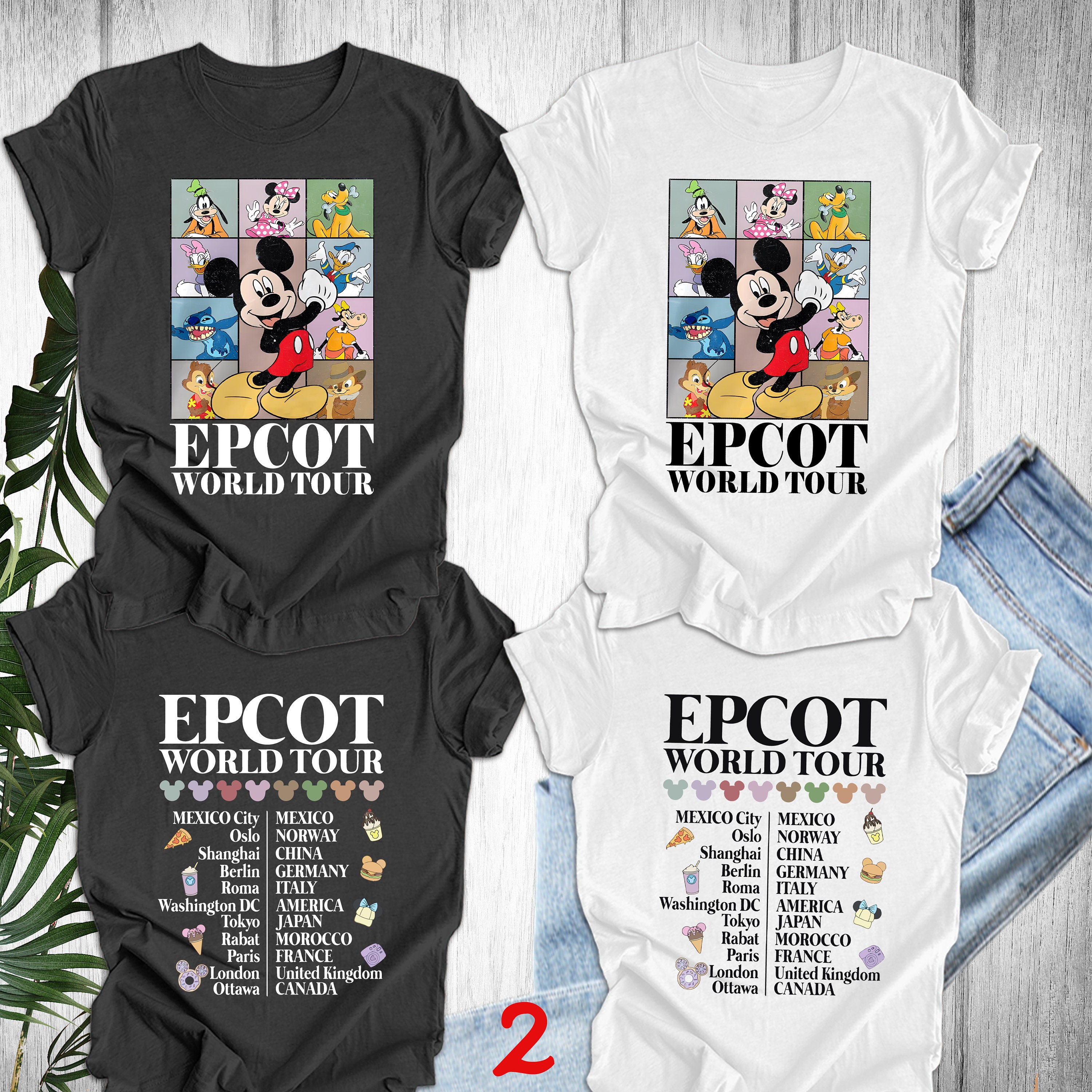 Epcot World Tour ,disney Epcot Shirt, Disney Group Trip Shirt, Retro ...