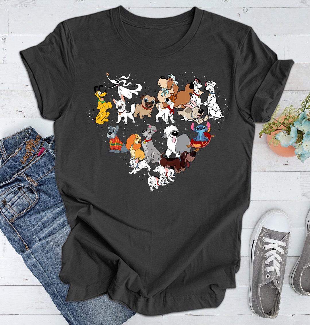 Life is Better With Disney Dogs Shirt, Goofy Shirt, Dalmatian Disney ...