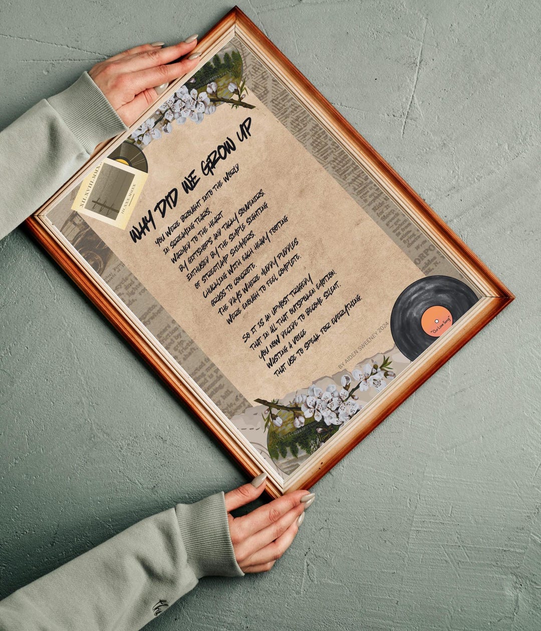 Why Did We Grow up Original Printable Poetry Piece a4/a5/wallet Size ...