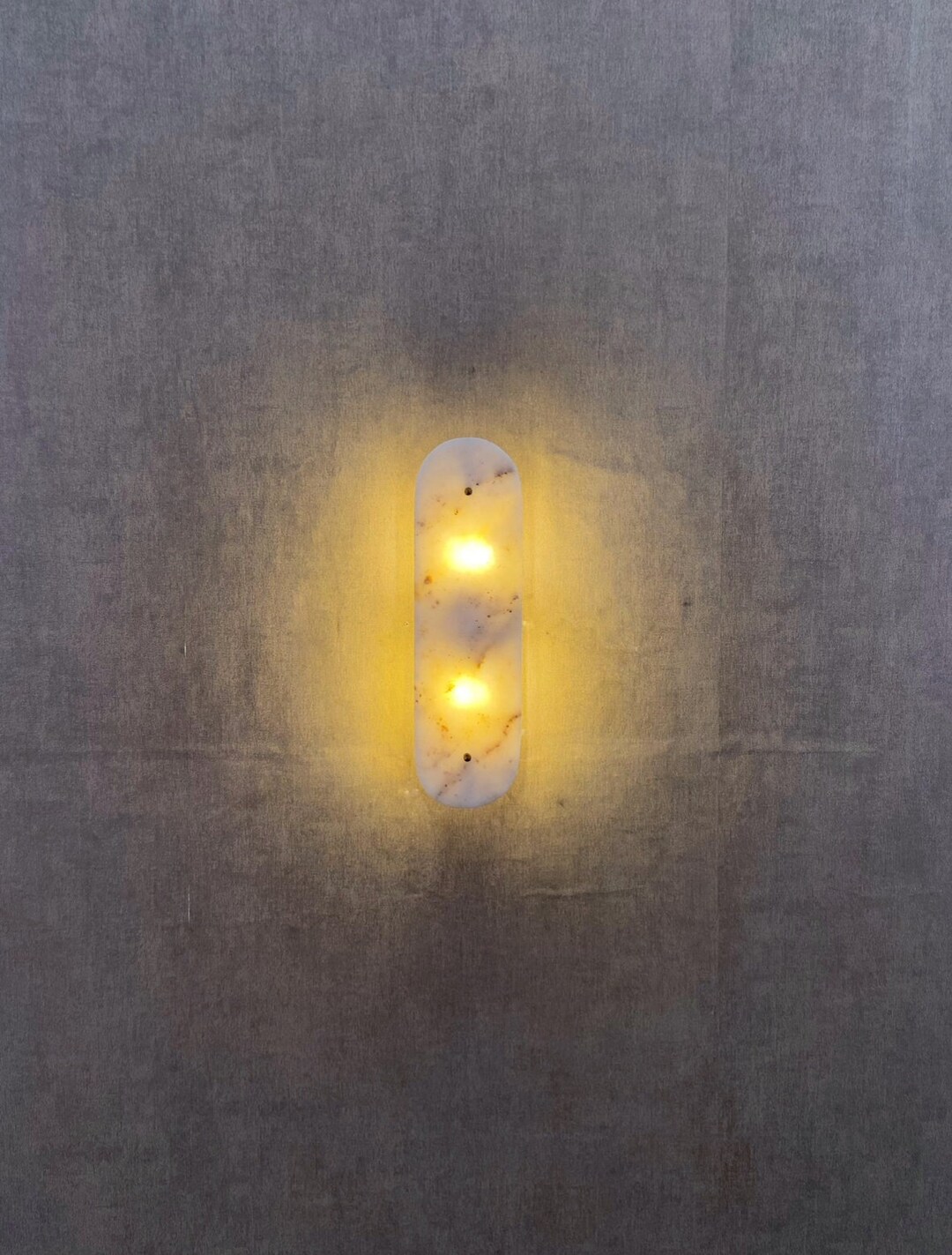 Modern Marble Sconce , Marble Wall Sconce, Mid Century Wall Sconce ...