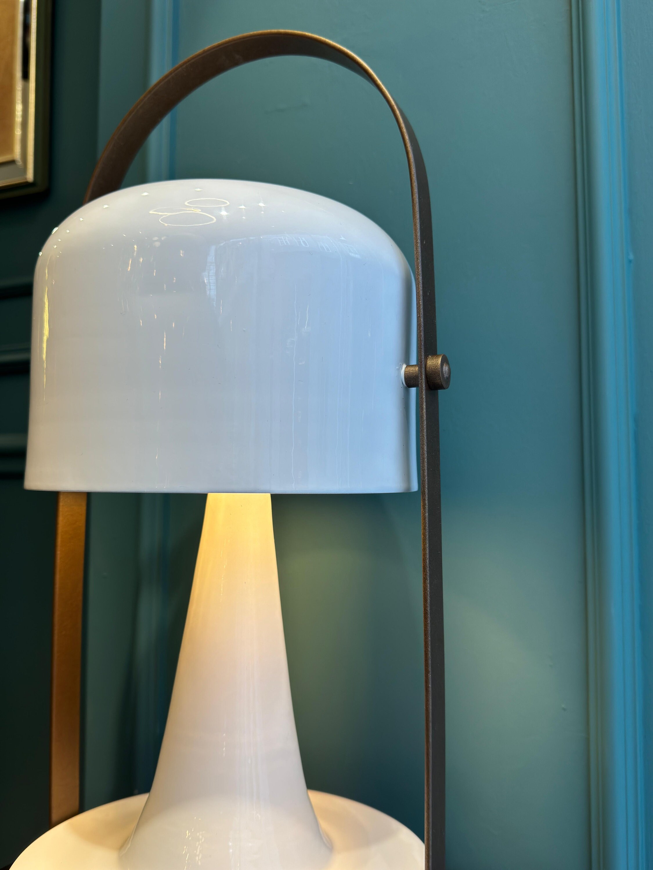 White Desk Light, Desk Lamp, Bedside Desk Lamp, Table Light, Night ...