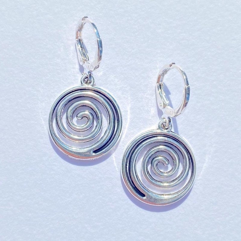 Spiral Earrings - Etsy