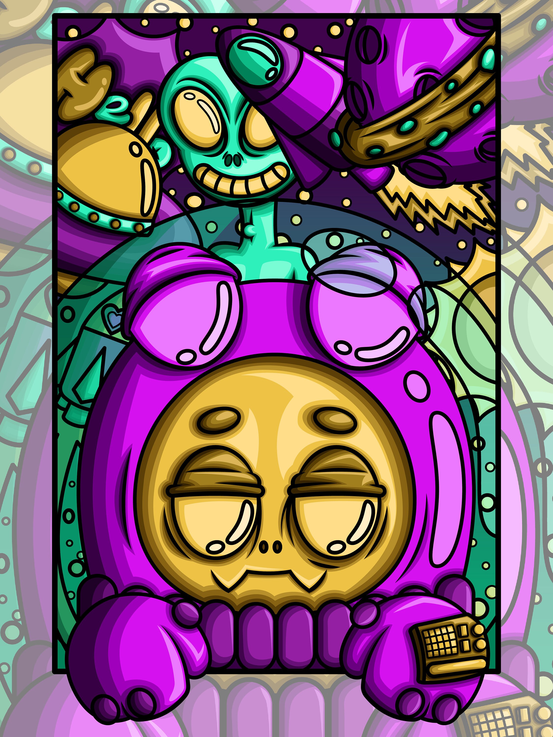 Art Prints on Canvas: Snot Space - Etsy
