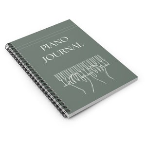 Piano Journal Practice Notes Gift for Pianist Gift for Musician Music ...