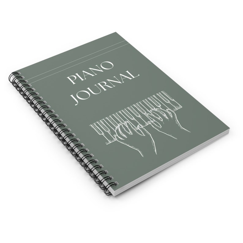 Piano Journal Practice Notes Gift for Pianist Gift for Musician Music ...