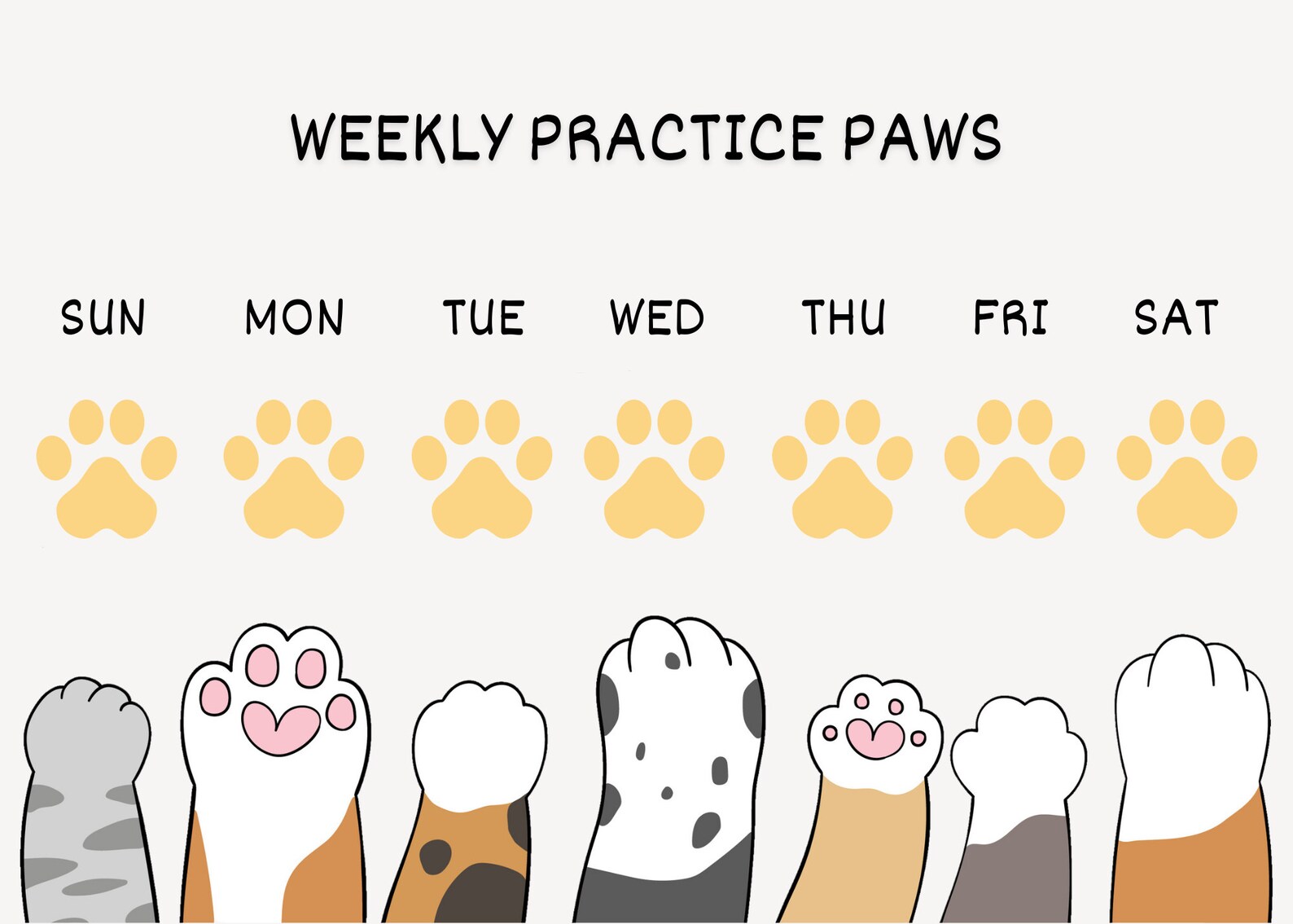 Printed Weekly Practice Log Monthly Chart Musician Log Music Student ...