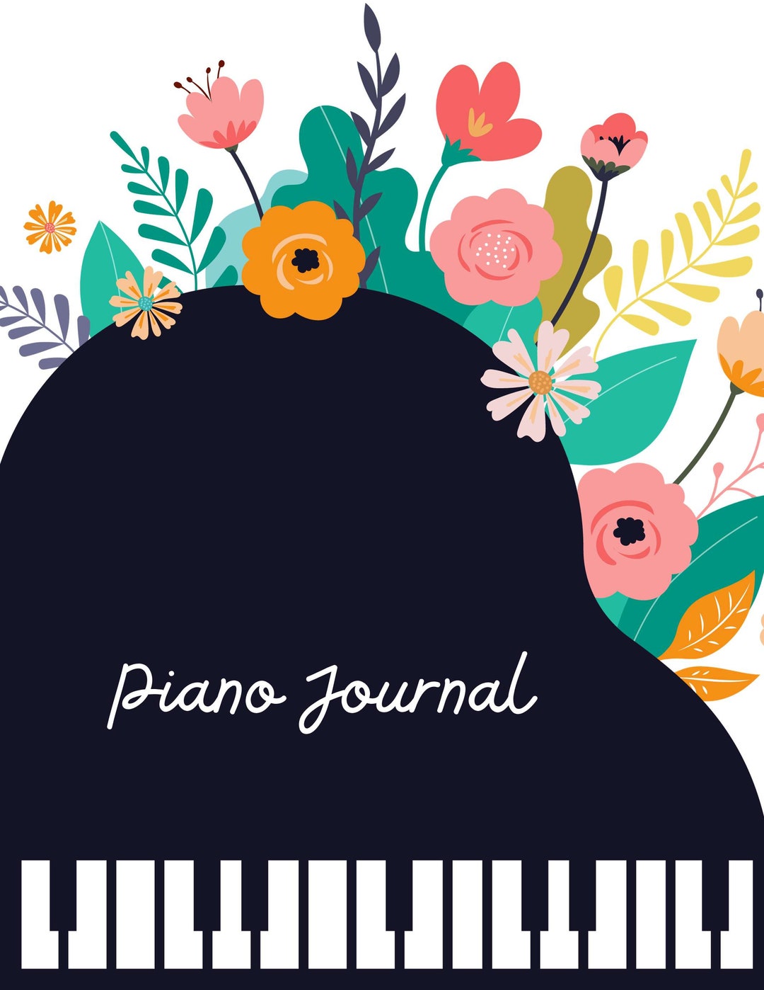 Digital Piano Journal Gifts for Pianist Gifts for Piano Teacher Music ...