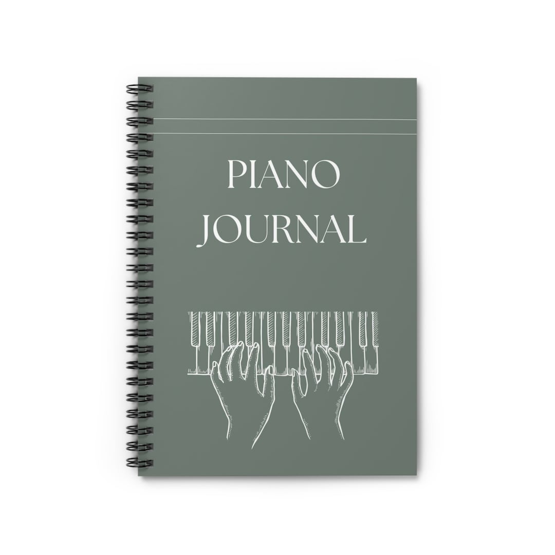 Piano Journal Practice Notes Gift for Pianist Gift for Musician Music ...