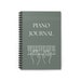 Piano Journal Practice Notes Gift for Pianist Gift for Musician Music ...