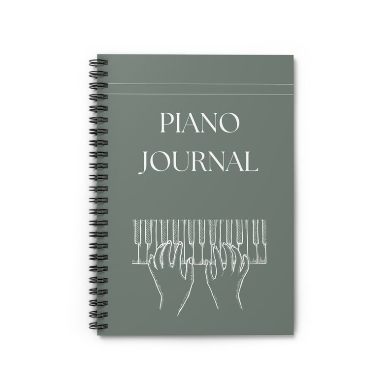 Piano Journal Practice Notes Gift for Pianist Gift for Musician Music ...