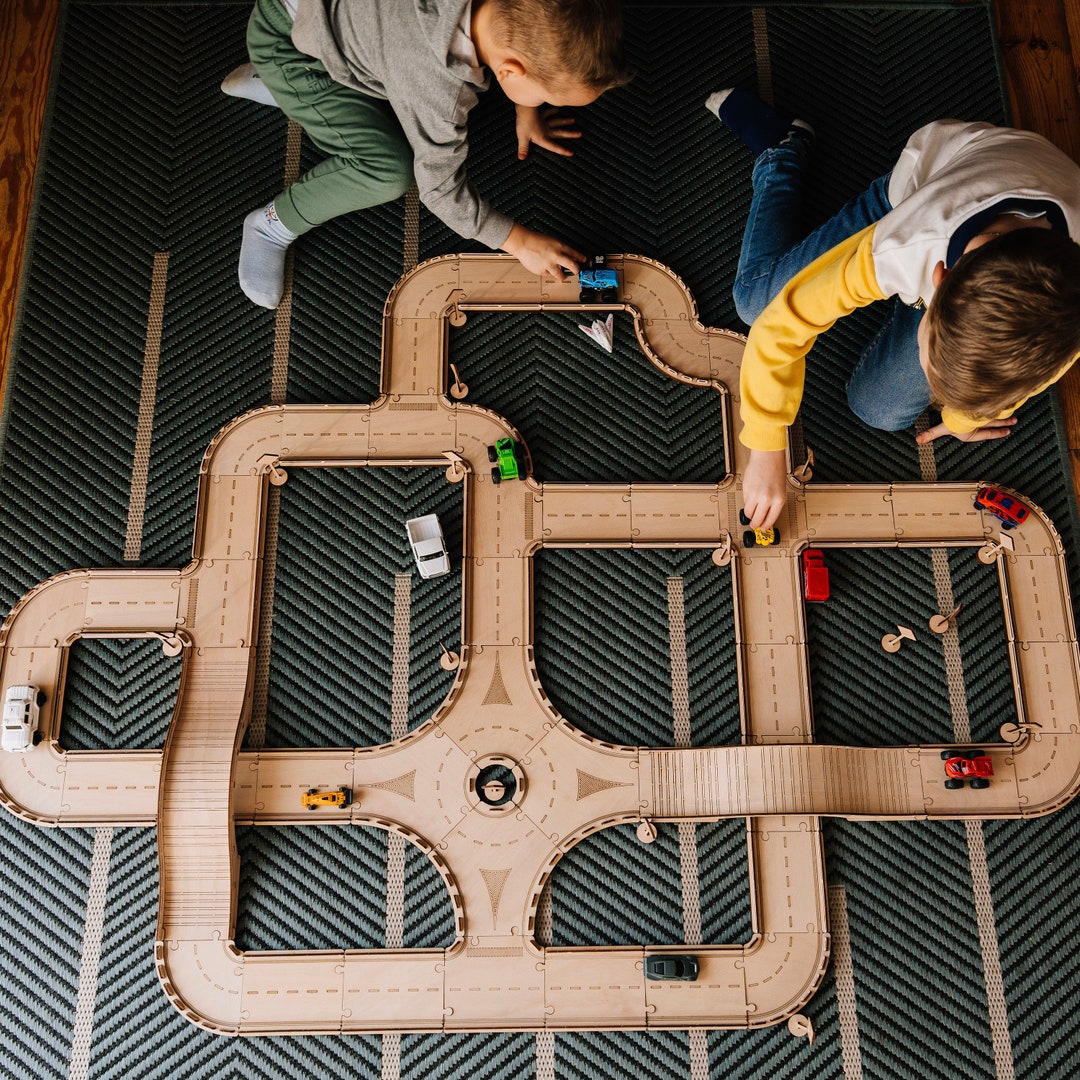 Race Car Track Hot Wheels Play Car Toys Track - Etsy