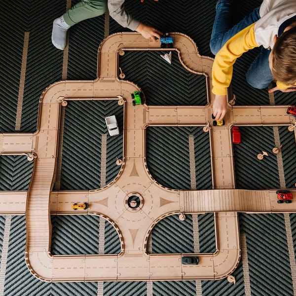 Wooden Race Track for Hot Wheels - Etsy