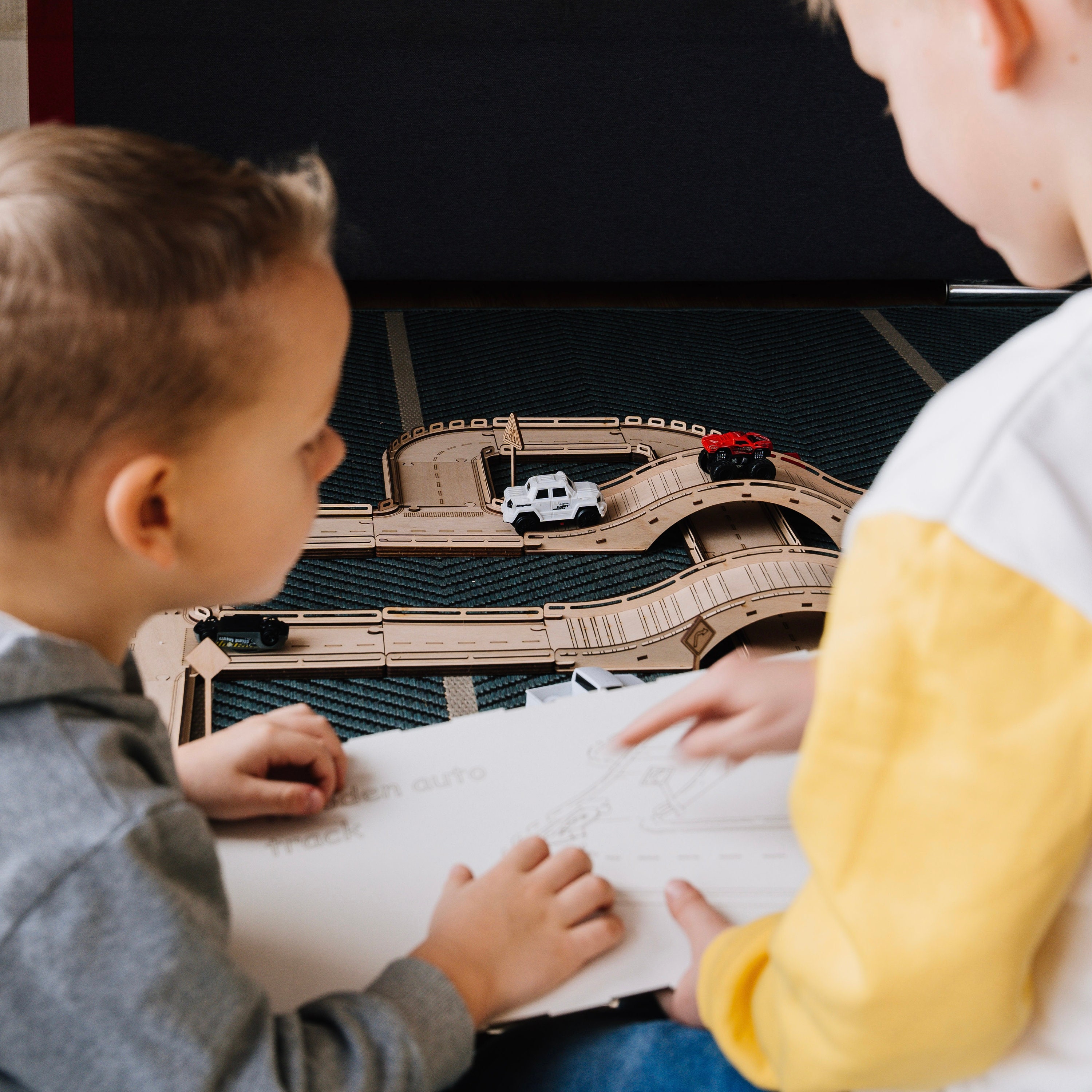 Race Car Track Hot Wheels Play Car Toys Track Personalized Birthday ...