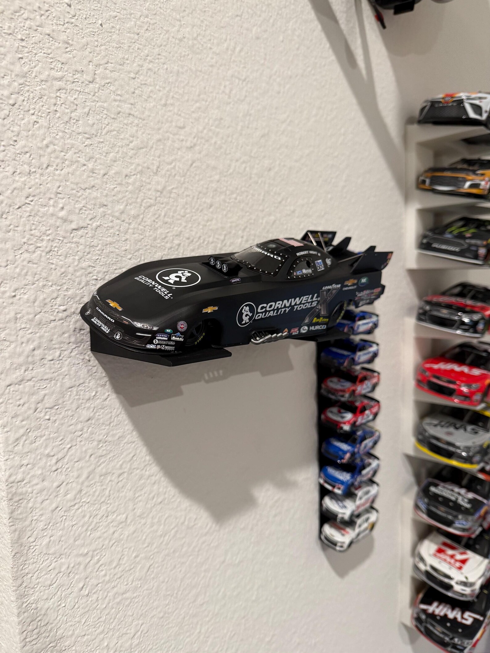 NHRA Funny Car 1:24 Diecast Car Tilted Wall Display, 1-tier - Etsy