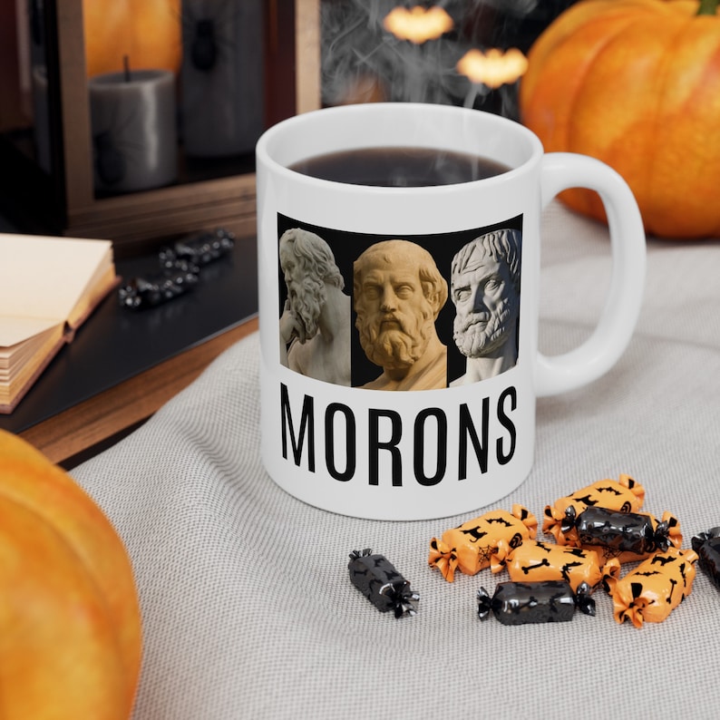 Plato, Aristotle, Socrates... Morons, Princess Bride Mug, Inconceivable ...