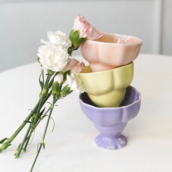 Ceramic Ice Cream Bowls - Etsy