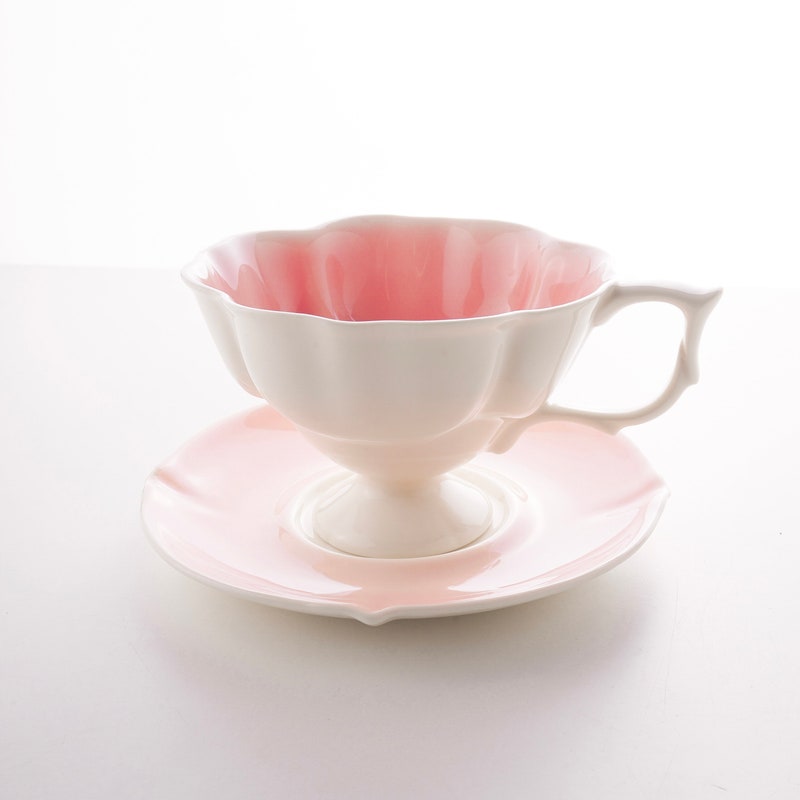 Pink Tea Cups - Etsy