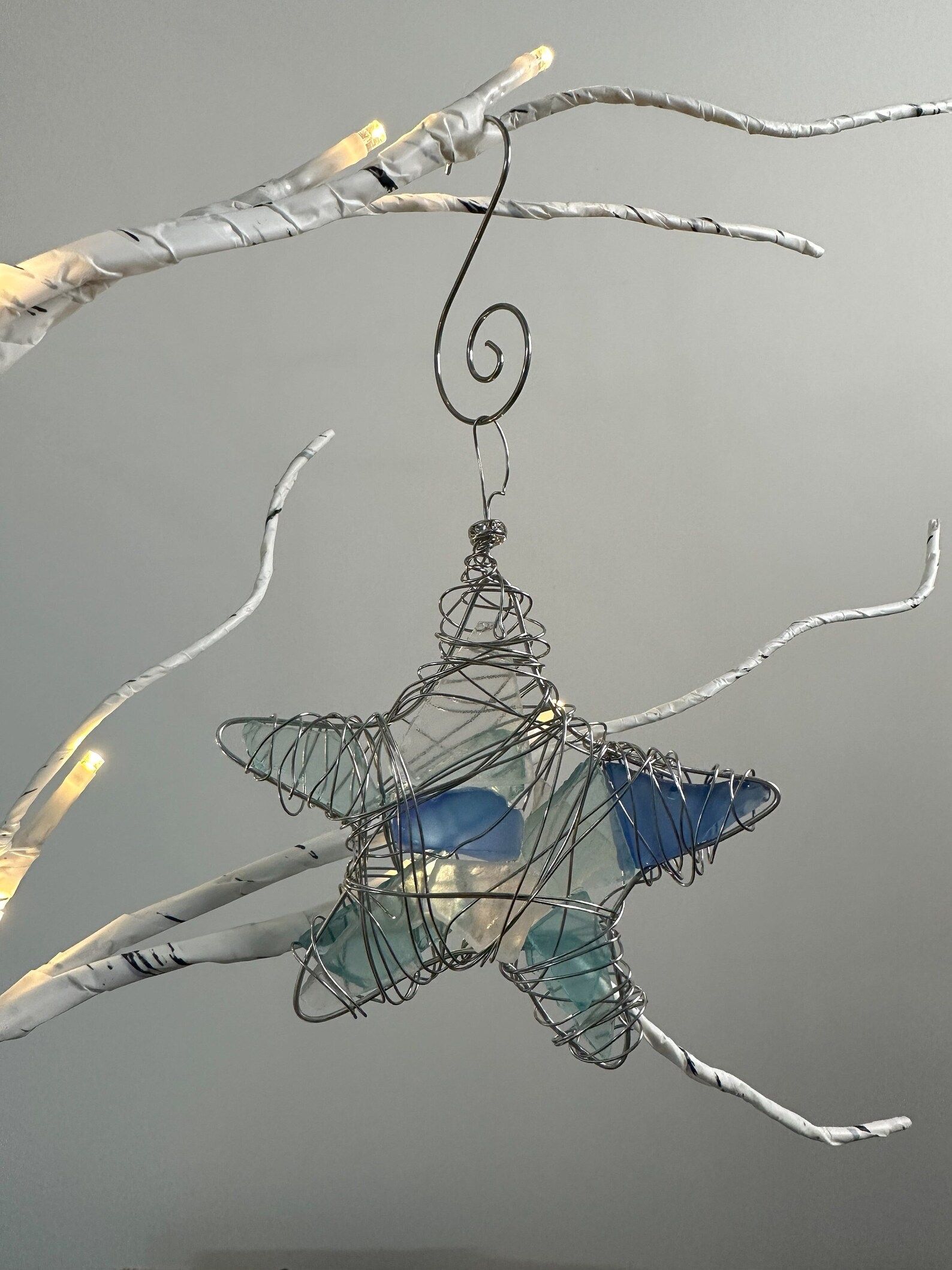 Sea Glass Star Ornament/suncatcher - Etsy