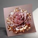Rose Gold Wall Art, Botanical Print, Floral Artwork, Home Decor, Modern ...